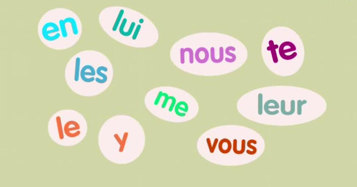 Les pronoms personnels (2/2) | Lumni Enseignement