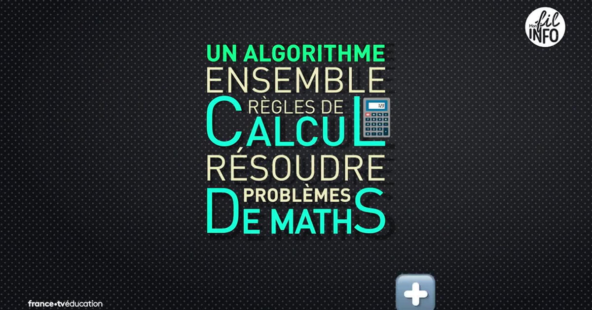 C'est quoi un algorithme ? | Lumni Enseignement
