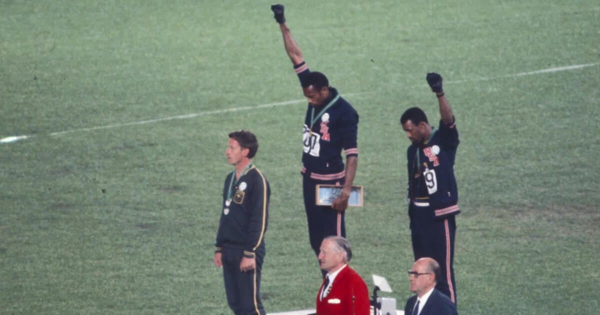 Des poings levés aux Jeux olympiques de Mexico (1968) | Lumni Enseignement