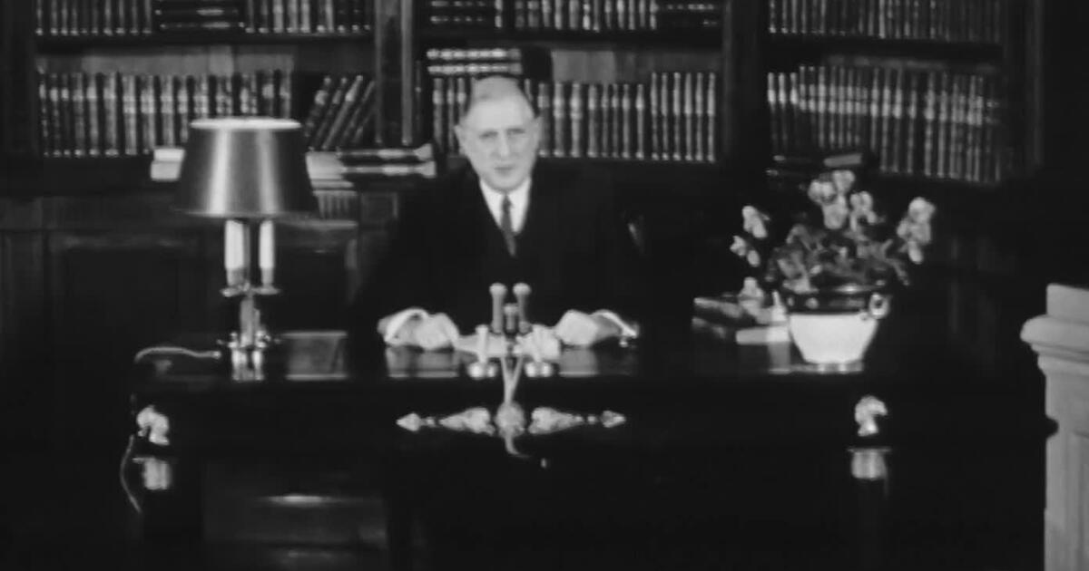 Discours du président Charles de Gaulle en janvier 1959