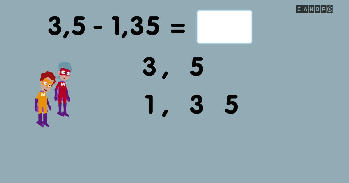 Soustraire des décimaux (méthode par cassage) 2/2 | Lumni Enseignement