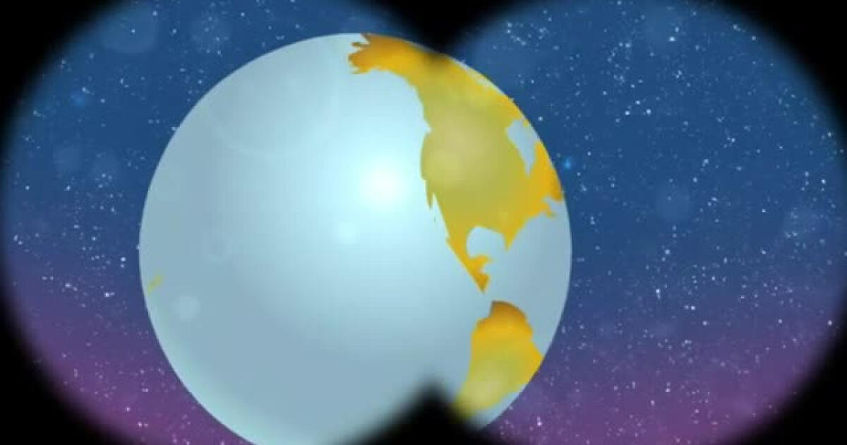 Animation De La Terre En Rotation