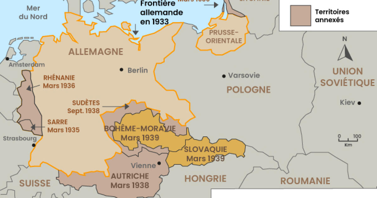 L'expansion territoriale de l'Allemagne avant 1939 | Lumni Enseignement